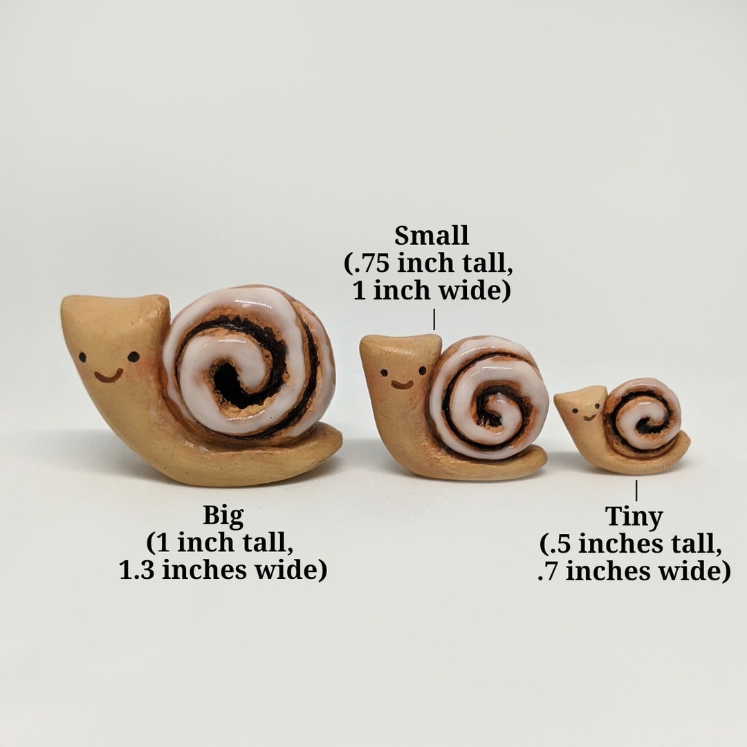 Cinnamon Roll Snail Sculpture - Etsy