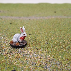 2 Black Knights and Rabbit of Caerbannog Miniatures monty Pythons Holy ...