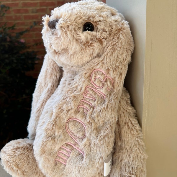 Personalized Bunny Stuffie - Etsy