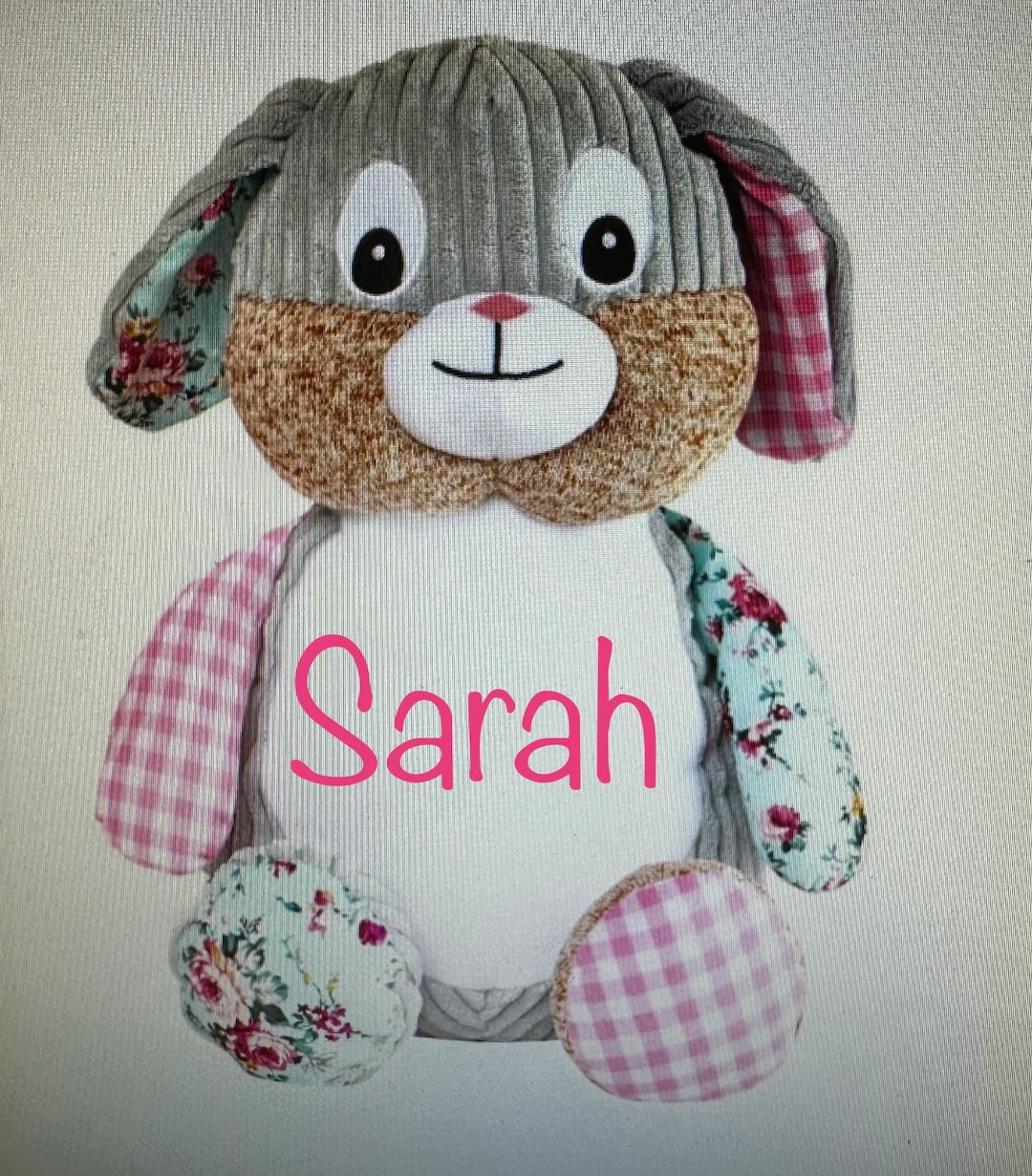 Personalized Embroidered Cubbies With One Name Only, Stuffed Animal ...