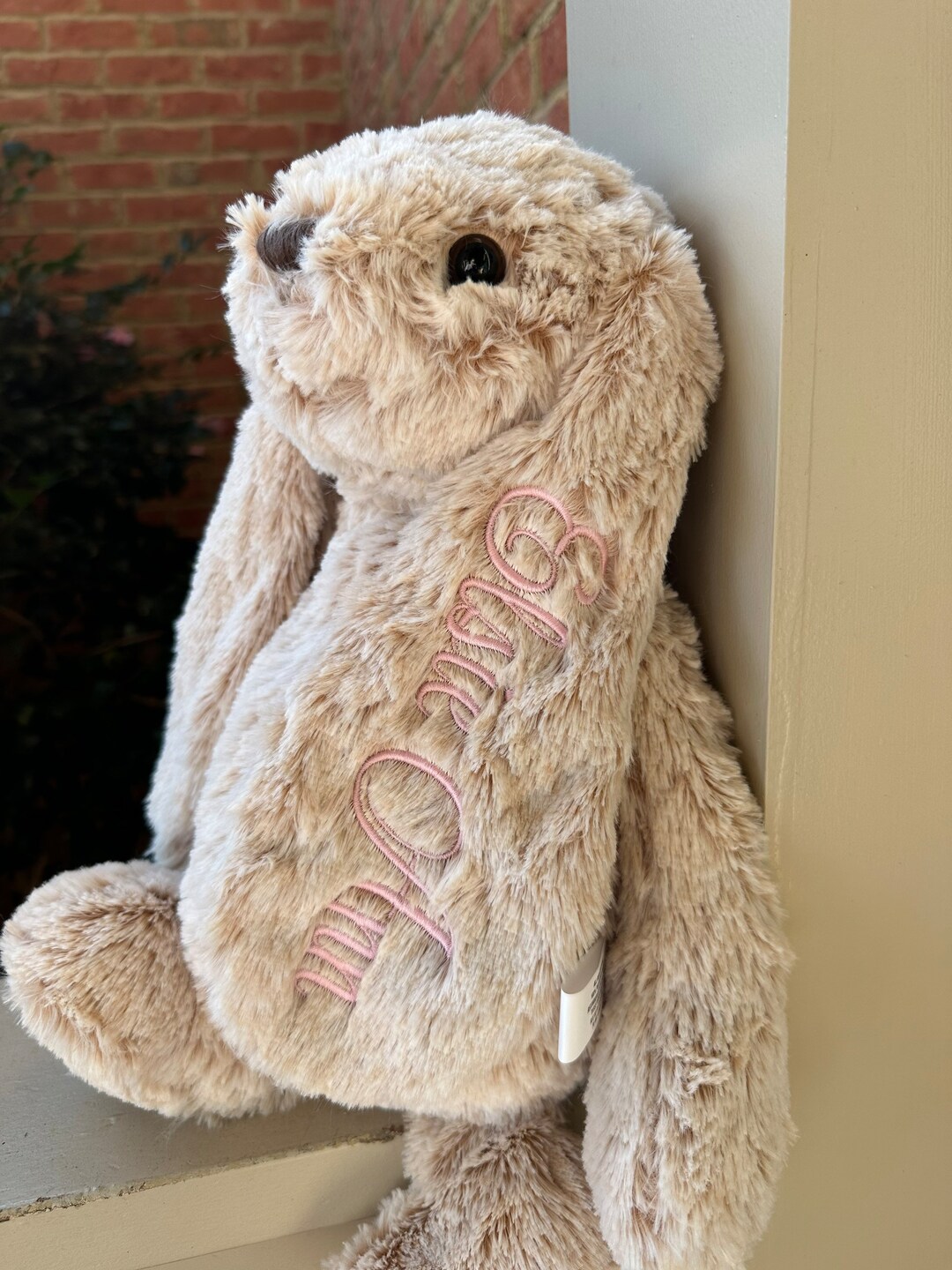 Personalized Bunny Baby Gift Stuffed Bunny Custom Bunny - Etsy
