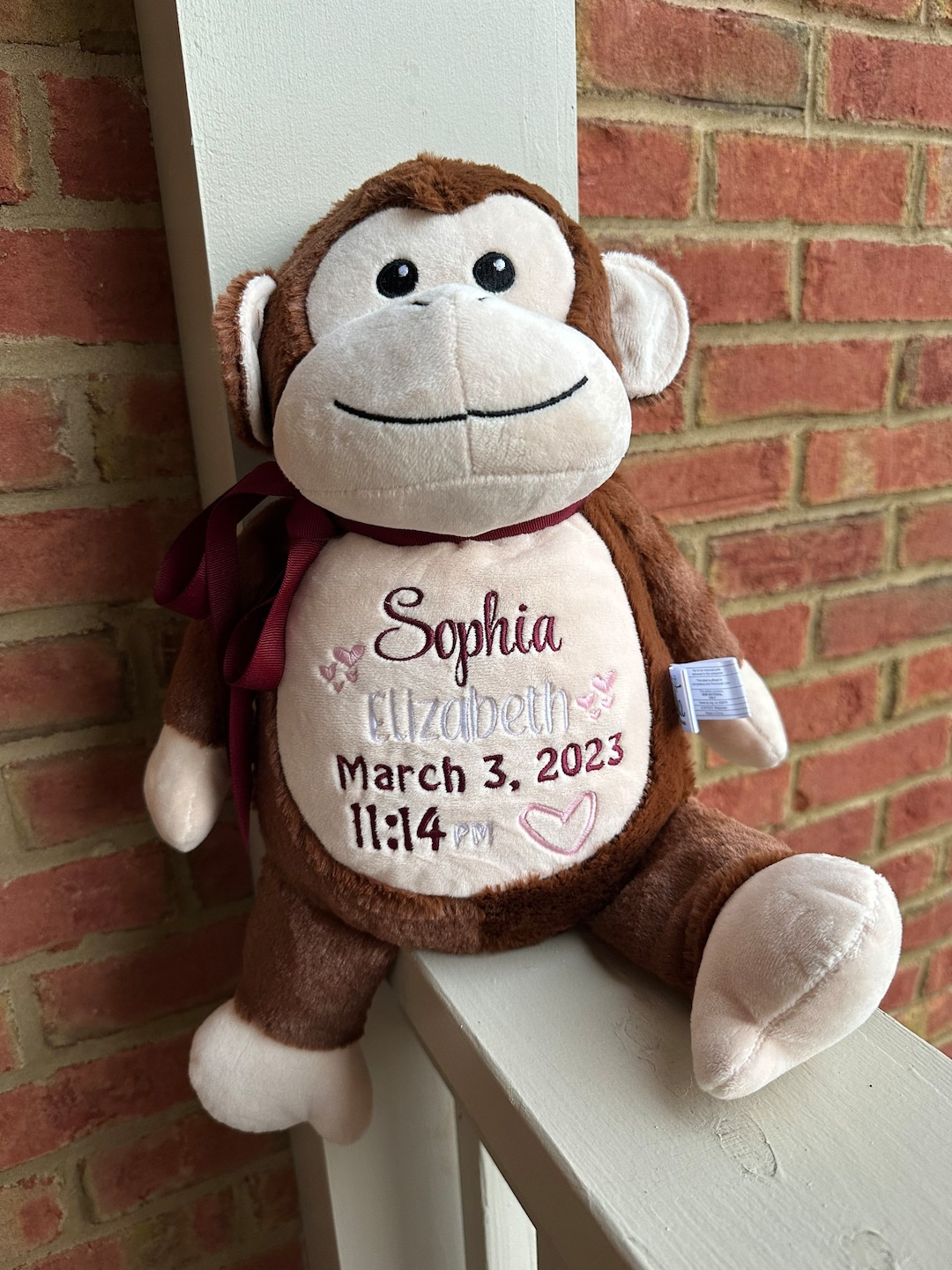 Personalized Stuffed Design Your Own Animal Embroidered New Baby Gift ...