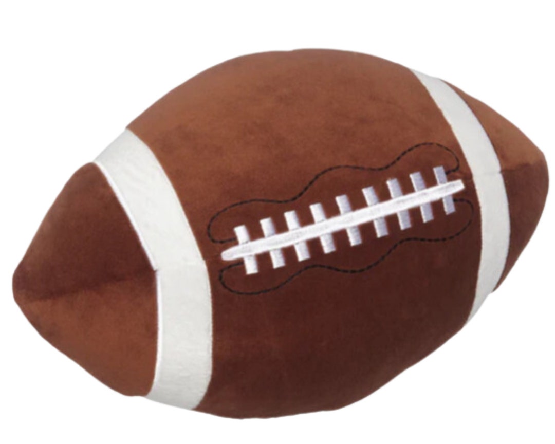 Personalized Stuffed Plush Football Embroidered Name Jersey - Etsy