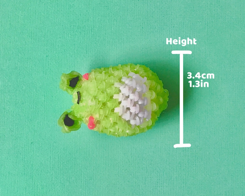Adorable Rainbow Loom Frog Gift Collectible Loomigurumi Bands - Etsy