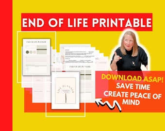 End of Life Binder - Etsy
