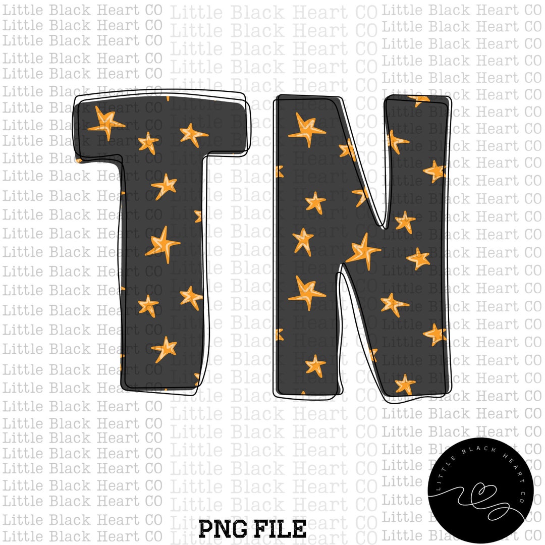 TN, TN Vols, Tennessee, Stars, Digital Download, Sublimation, PNG - Etsy