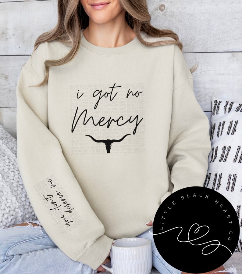 I Got No Mercy PNG: Country Song Sublimation Design (digital Download ...
