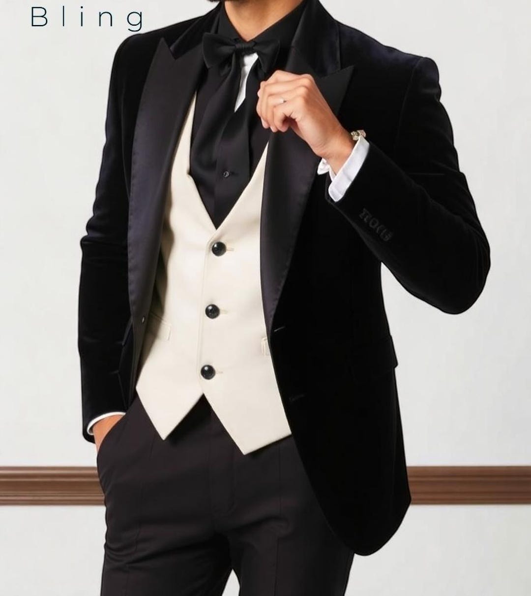 Men's Clothing - Elegant Dinner Date Suit - Party Wear Suit - Gift for ...