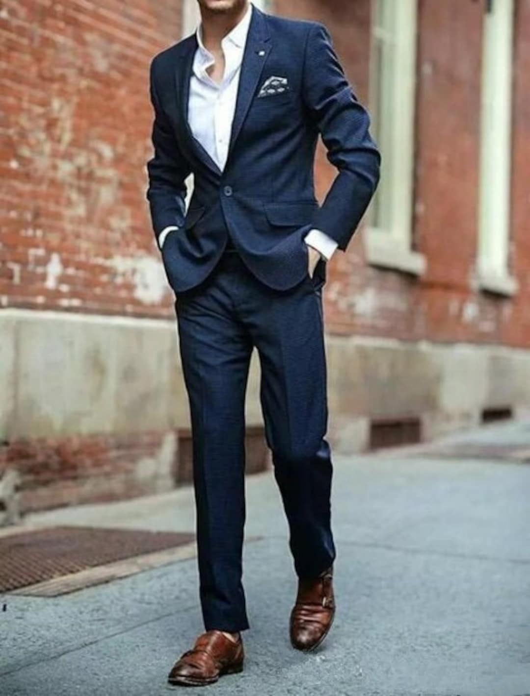 MEN SUIT Men Suits Blue 2piece Suit Bespoke Men Suits - Etsy