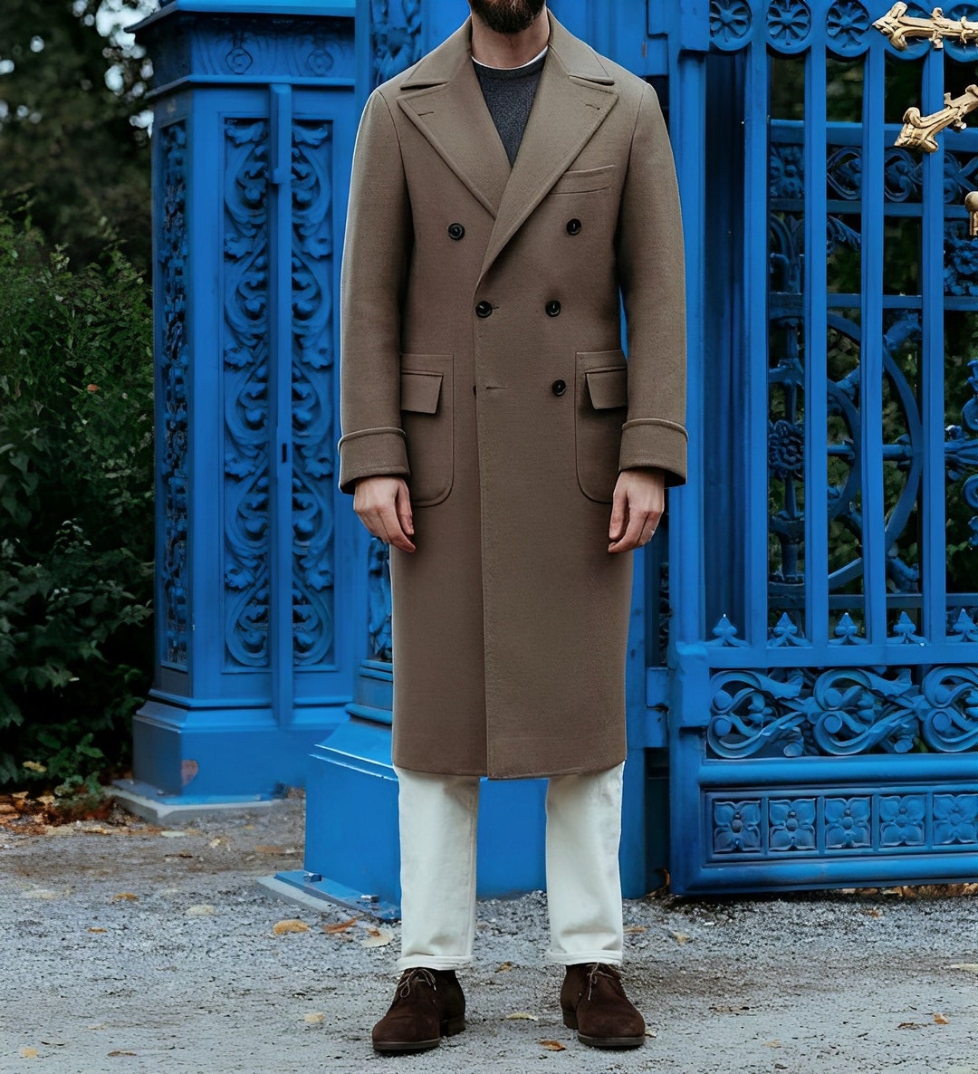 Trench for Men Handmade Gifts for Husband Trench Coat - Etsy