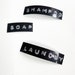 Black Embossed Labels for Your Bottles & Jars - Personalised - Etsy