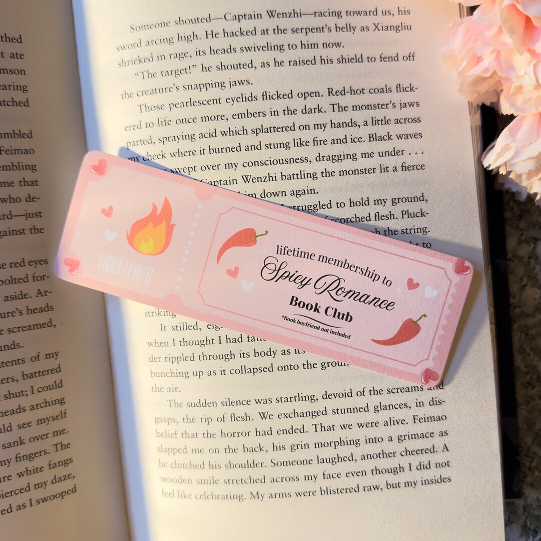 Spicy Romance Ticket Bookmark | TV Show, Comedy Show Lover Bookmark ...
