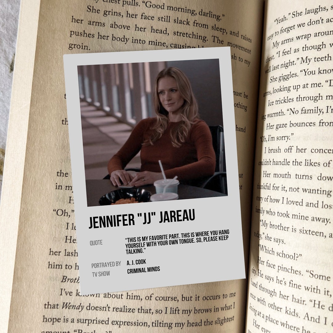 Jennifer JAREAU 'JJ' Character Card Bookmark Movie Poster Style ...