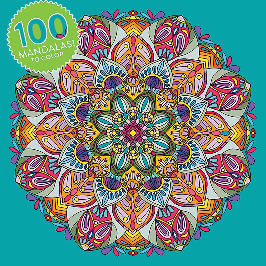 Mandala Digital Coloring Pages - Etsy