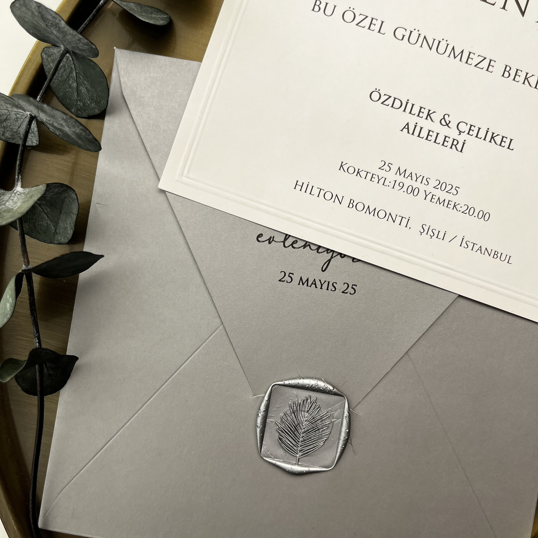 Square Sealed Luxury Wedding Invitation Cards, Luxury Invitation With ...