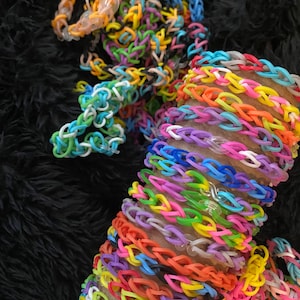 Friendship Rubberband Bracelet Loom Rubber Band Bracelets - Etsy