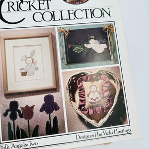 The Cross-eyed Cricket Stitch Pattern Lot Easter Bunny Eggs Folk Art ...