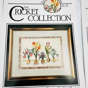 The Cross-eyed Cricket Cross Stitch Pattern Lot Bears Tulips Sheep ...