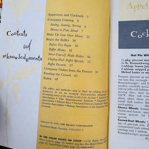 Vintage Good Housekeeping's Company Meals & Buffets Pie CIA CASSEROLE ...