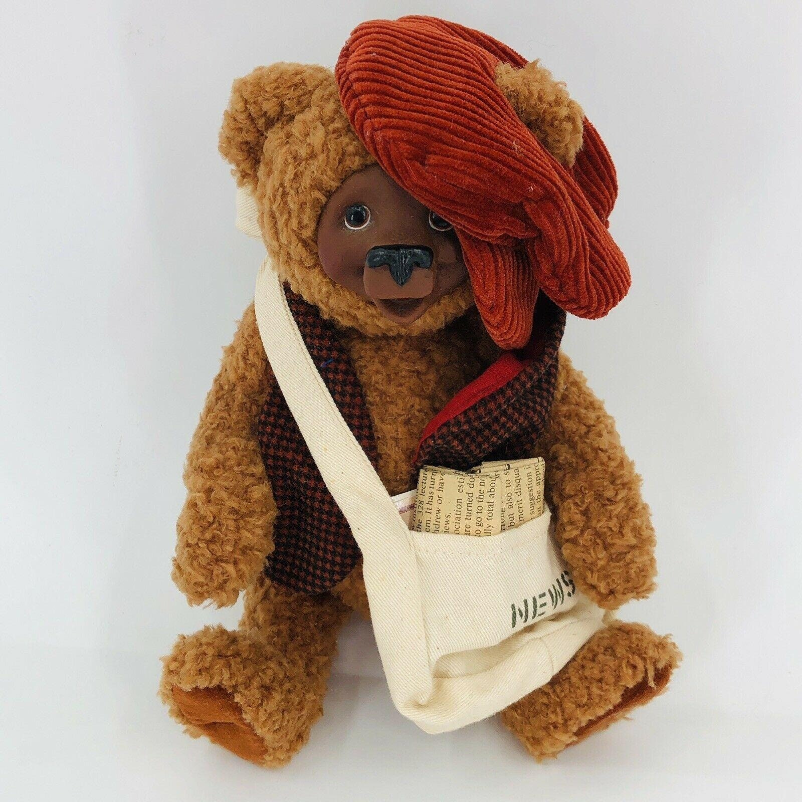 Gund Dill Cinnabear Newspaper Delivery Bear by Gisele Nash - Etsy