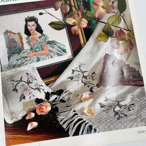VINTAGE 1993 Charles Craft Designs Cross Stitch Pattern Scarlett O'hara ...