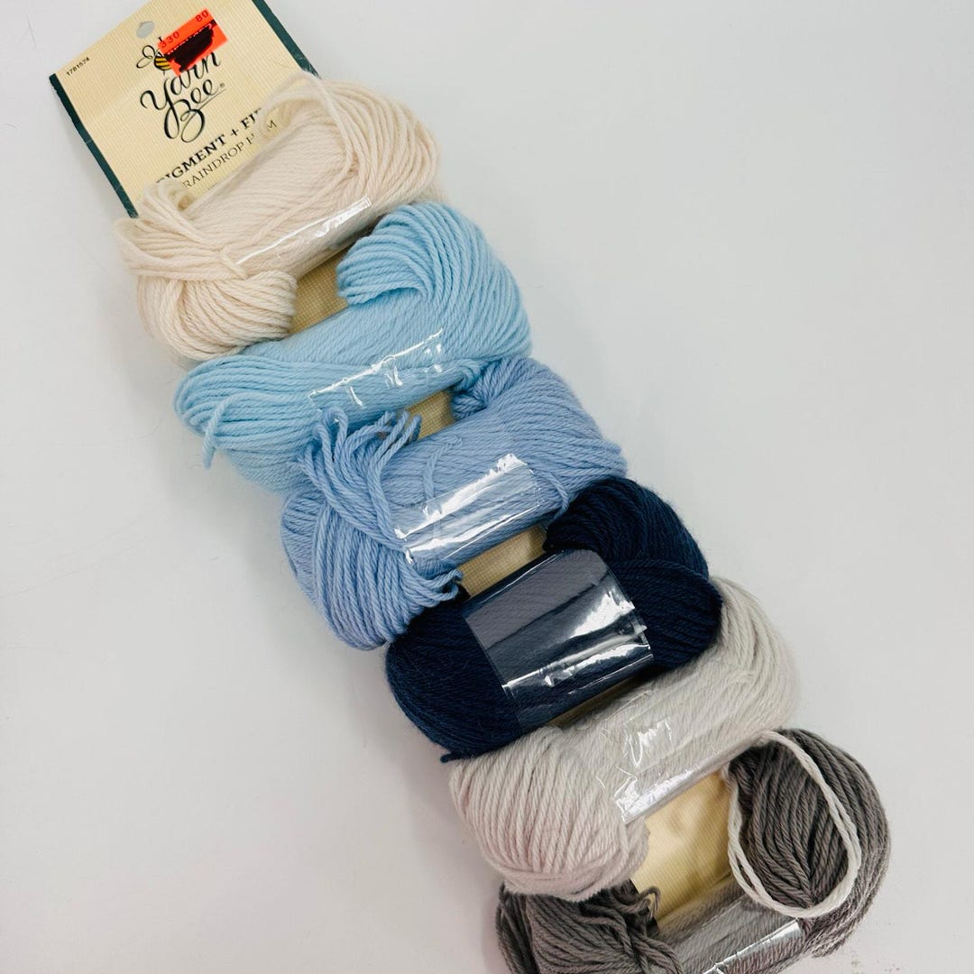Yarn Bee Pigment + Fiber RAINDROP HUM Acrylic Wool Nylon Yarn 5.2 Oz ...