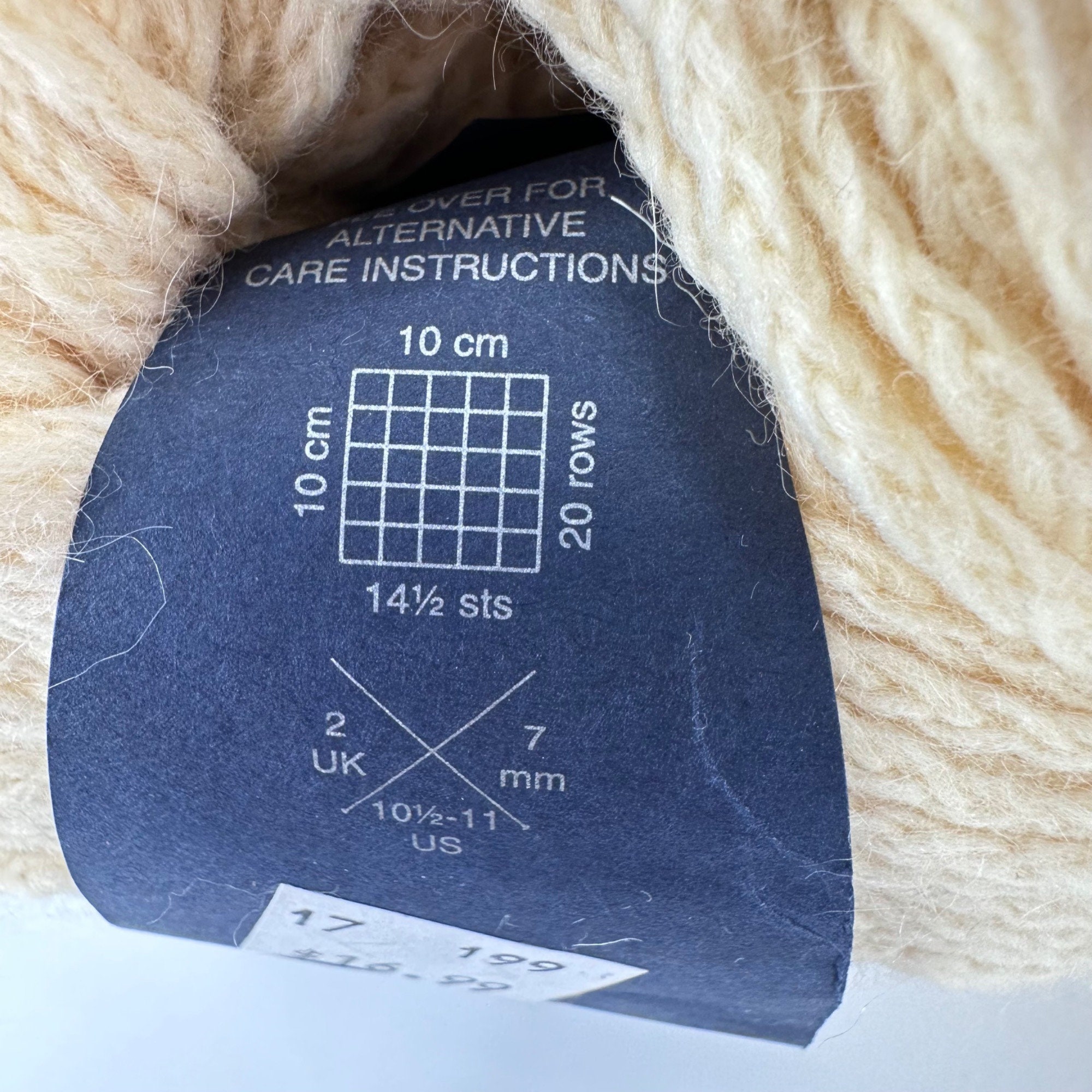 Jaeger Chamonix Angora Merino Wool Yarn 6 Balls SH909 Butter Cream ...