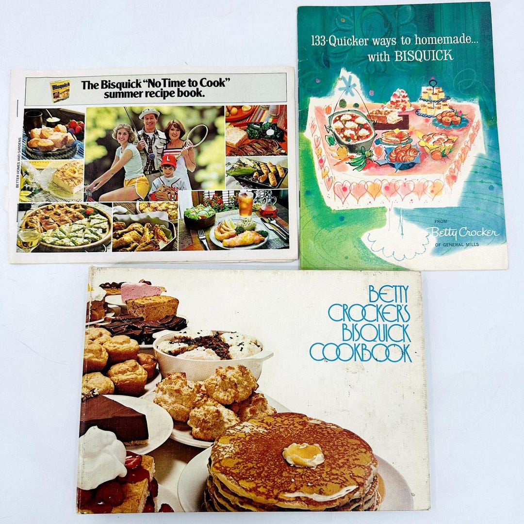 Bisquick Cookbook by Betty Crocker 2ND Printing Hardcover Vintage 1973 ...