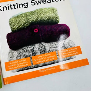 Knitting Sweater Pattern Books: Idiot's Guides as Easy as / Warm Days ...