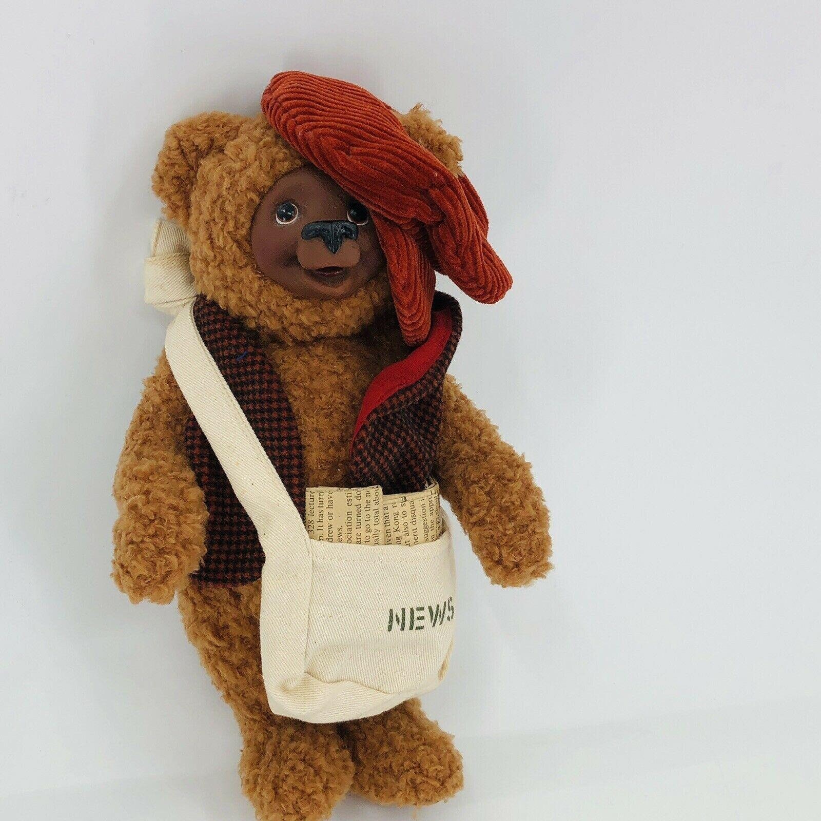 Gund Dill Cinnabear Newspaper Delivery Bear by Gisele Nash - Etsy