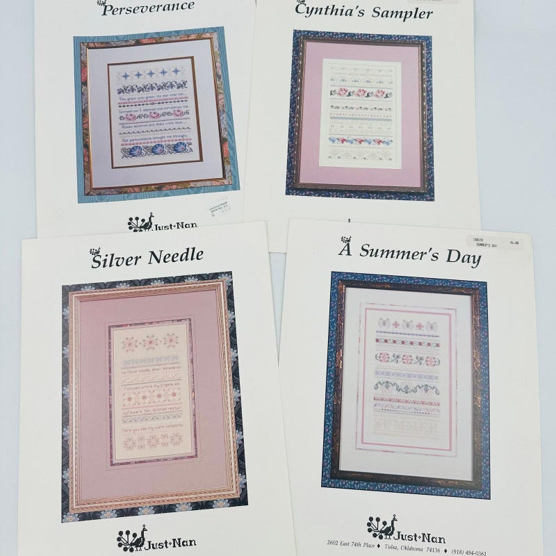 Just Nan Cross Stitch Kit - Etsy