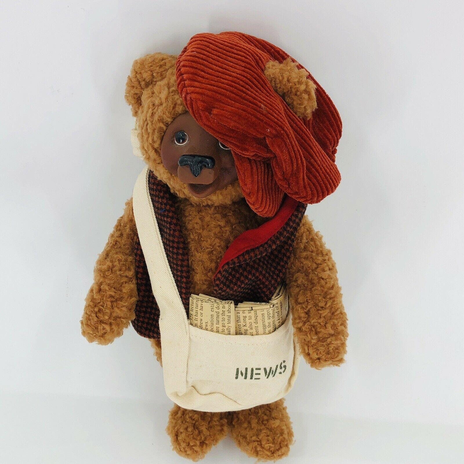 Gund Dill Cinnabear Newspaper Delivery Bear by Gisele Nash - Etsy