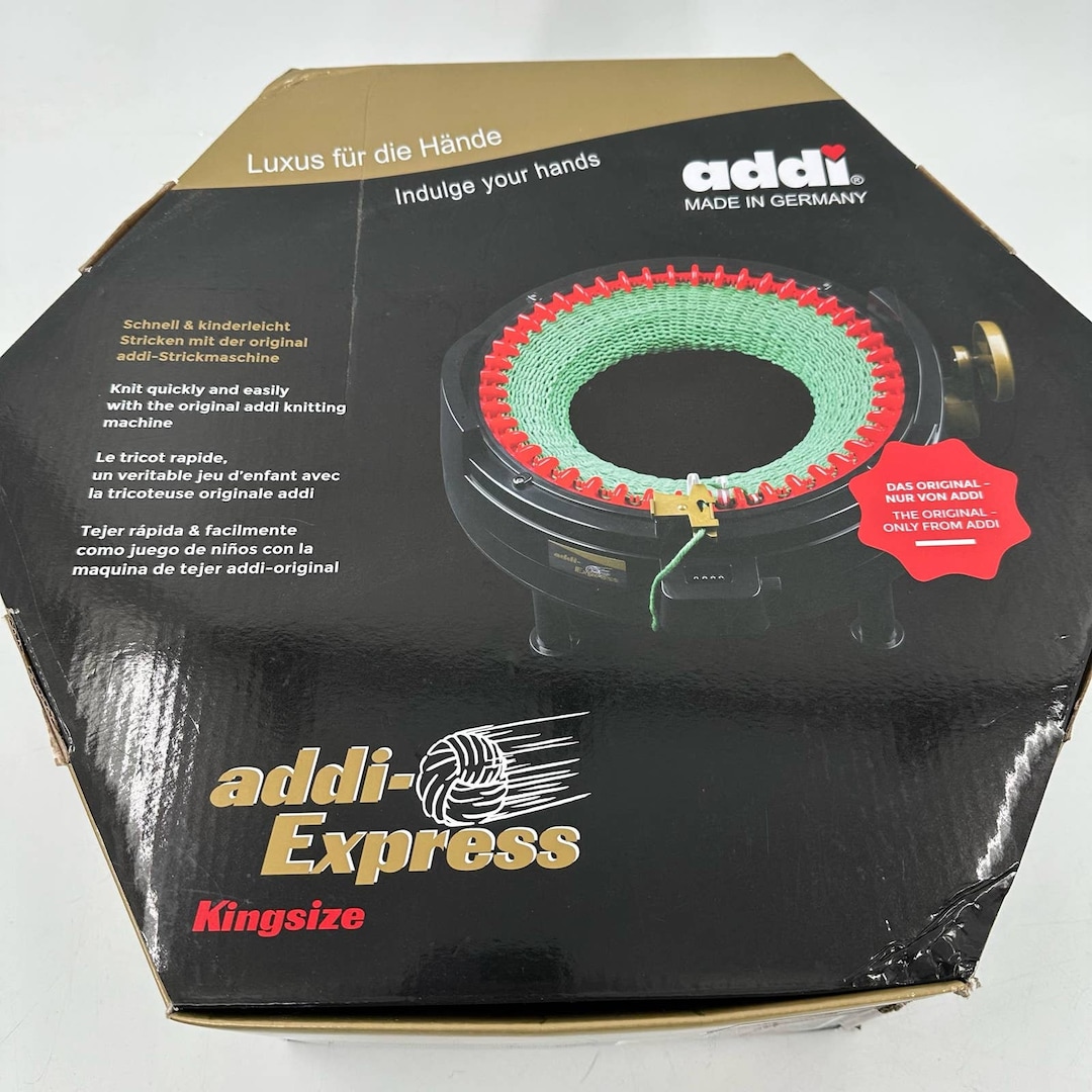 Addi Express King Size Knitting Machine 46 Needles Black OPEN - Etsy