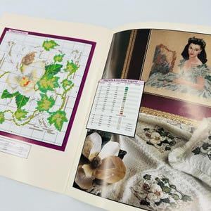 VINTAGE 1993 Charles Craft Designs Cross Stitch Pattern Scarlett O'hara ...