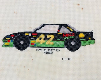 Nascar Cross Stitch - Etsy