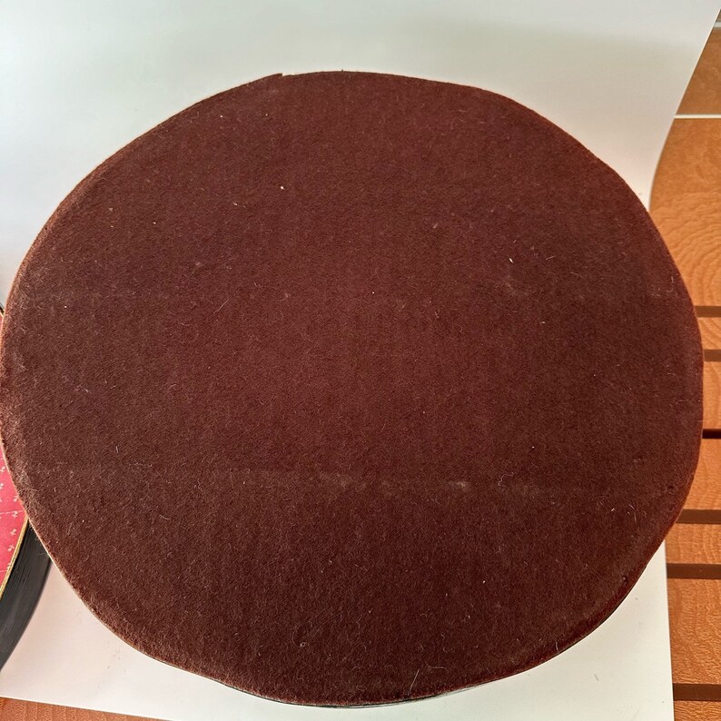 Vintage Hand Painted Cheese Box Upcycled Country Folk Sewing Box ...