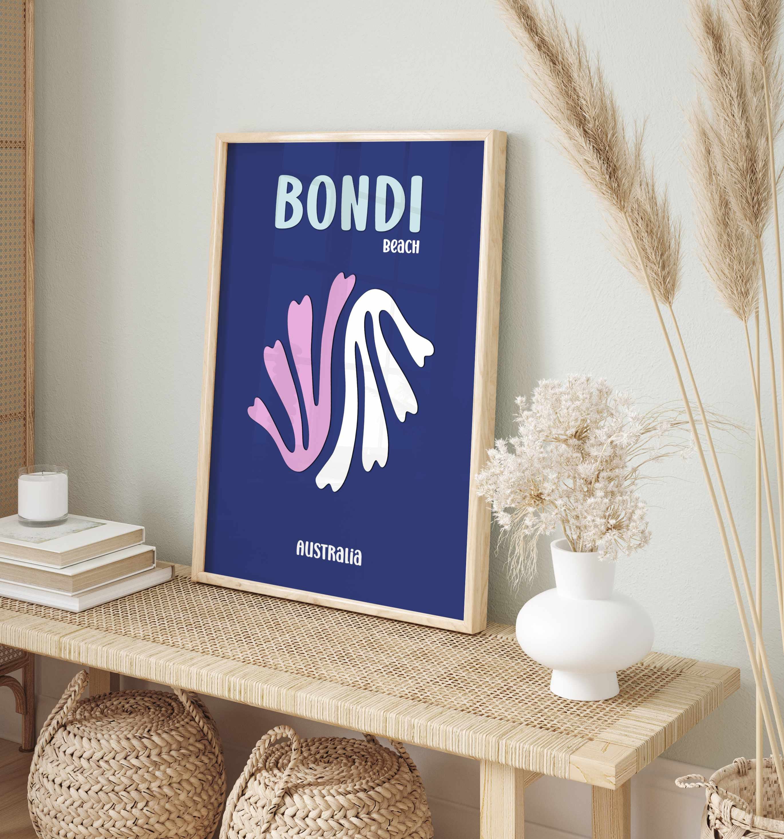 Colorful Travel Poster Set, 3 Piece Wall Art, Beach Travel Poster, Fiji ...