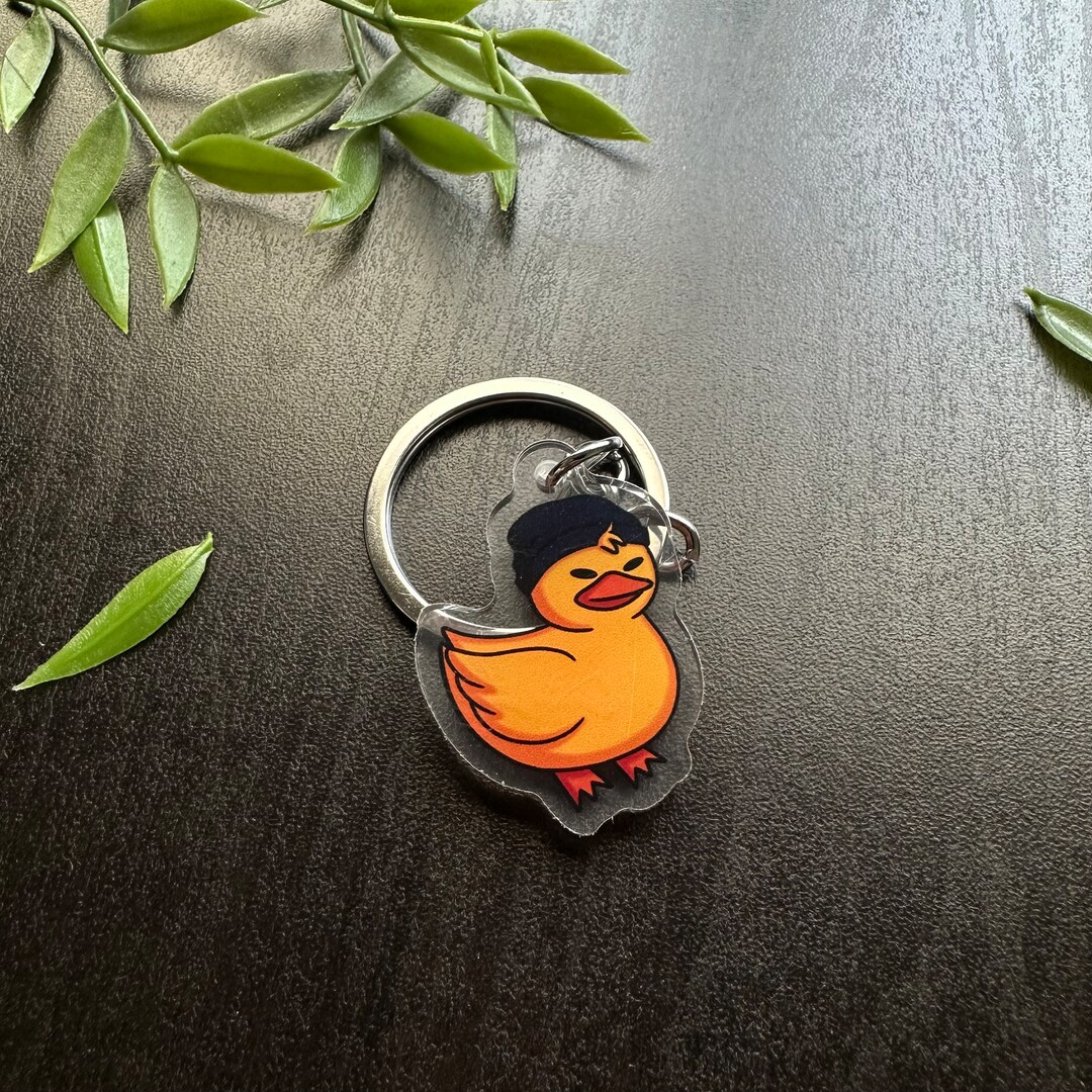 Quackity Keychain / Duck Keychain / Quackity Duck Keychain / Animal ...