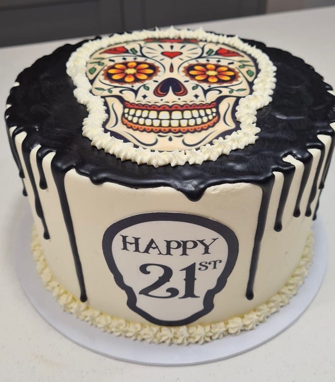 Edible Custom Cake Topper Custom Labels Topper Decal for a - Etsy UK