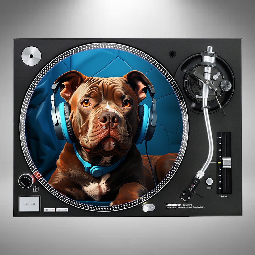 American Bully Slipmats DJ Vinyl Record Turntable Individual or a Pair ...