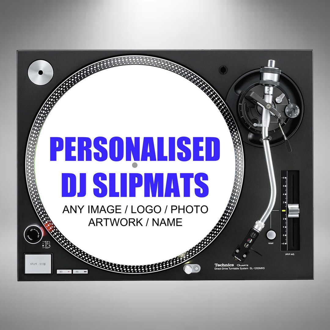 Personalised Slipmats Custom Slipmats Vinyl Record DJ Turntable ...