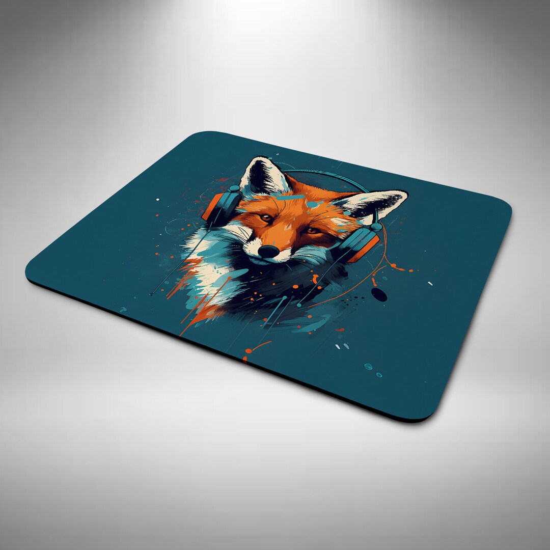 Fox Mouse Mat Fox Mouse Pad for Fox Lover Mouse Mat for Fox Owner - Etsy UK