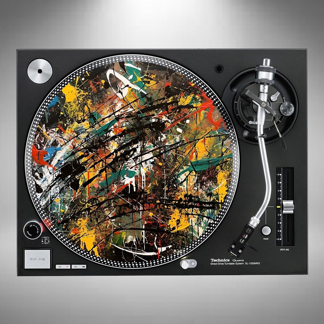 Paint Splatter Slipmats Paint Splash Slipmat DJ Vinyl Record Turntable ...