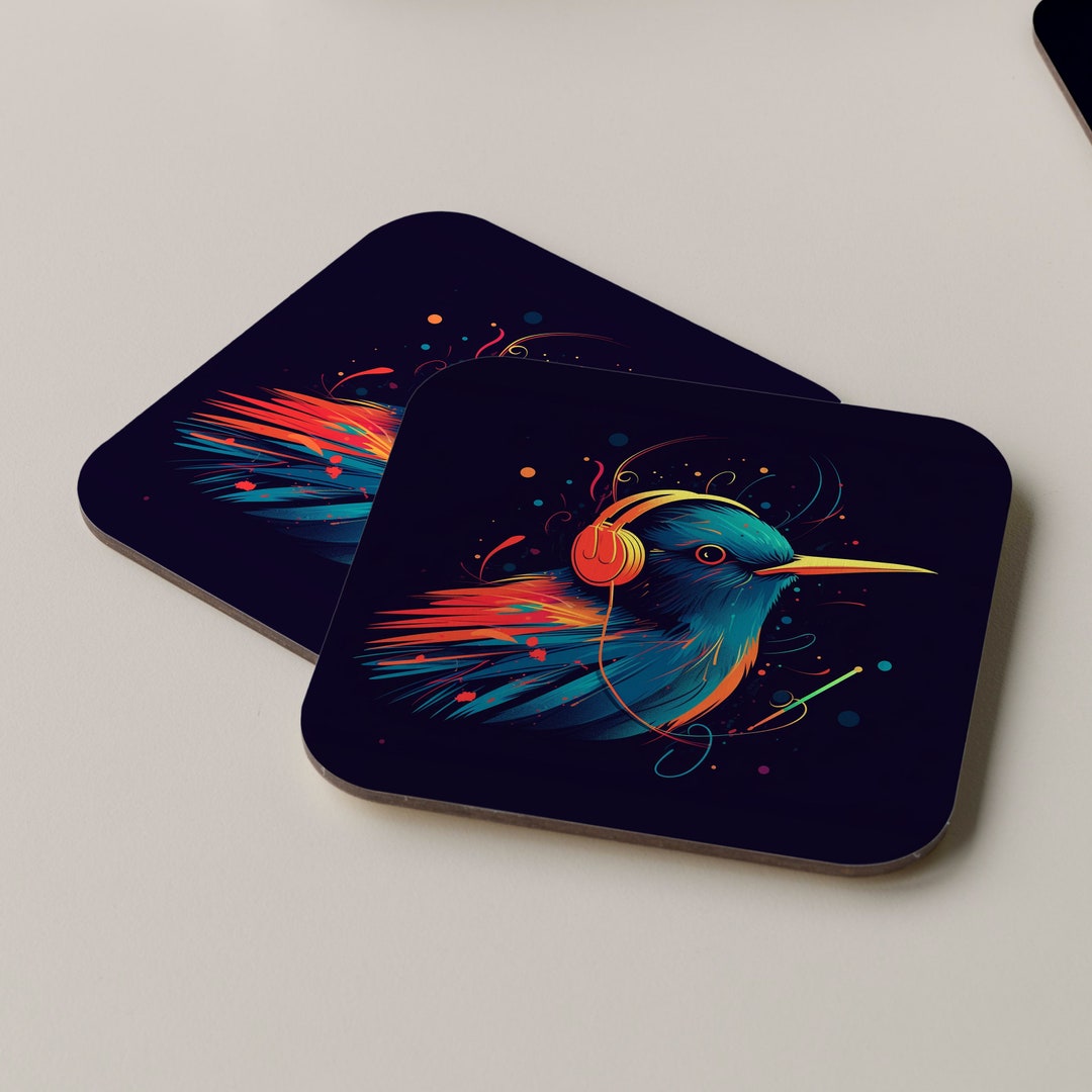 Bird Coaster Birds Coaster Bird Lover Coaster for Bird Owner - Etsy UK