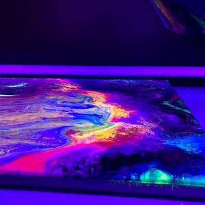 UV Pouring Painting "droopy Blacklight Paint" - Etsy