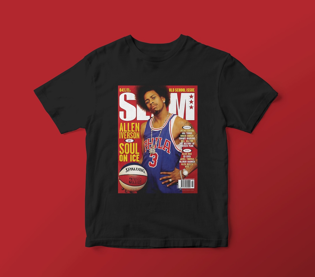 Allen Iverson Slam Magazine Inspired Graphic Tshirt - Etsy