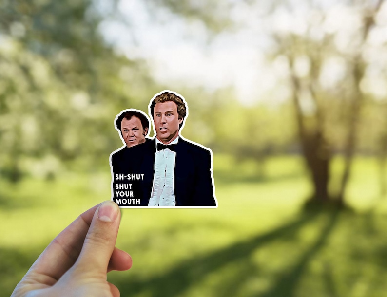 Shut Your Mouth Step Brothers Sticker - Etsy