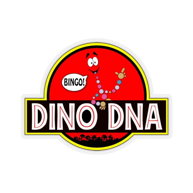 Dino DNA Pegatina de Jurassic Park - Etsy México