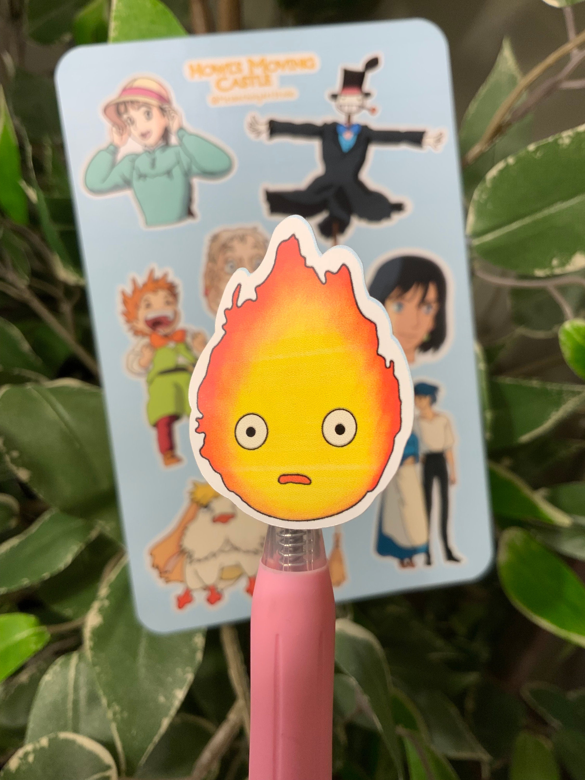 Howl's Moving Castle Sticker Sheet Studio Ghibli - Etsy