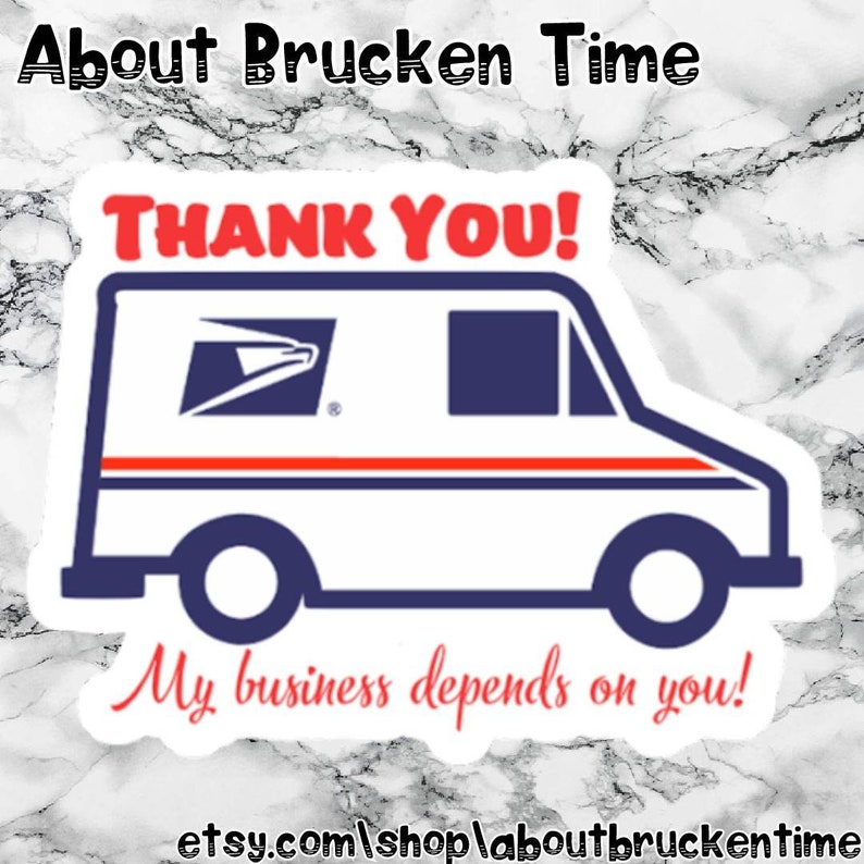 USPS Mail Carrier Paper Shipping Stickers - Etsy